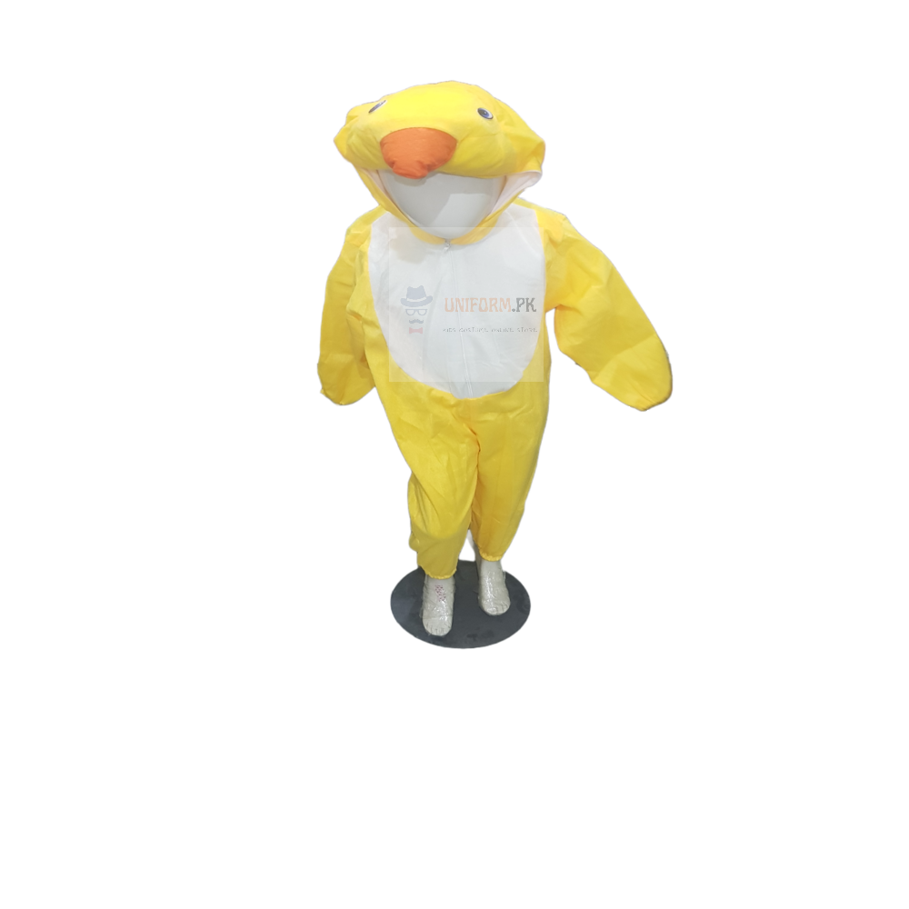 Duck Jumpsuit Costume For Kids With Duck Head Cover