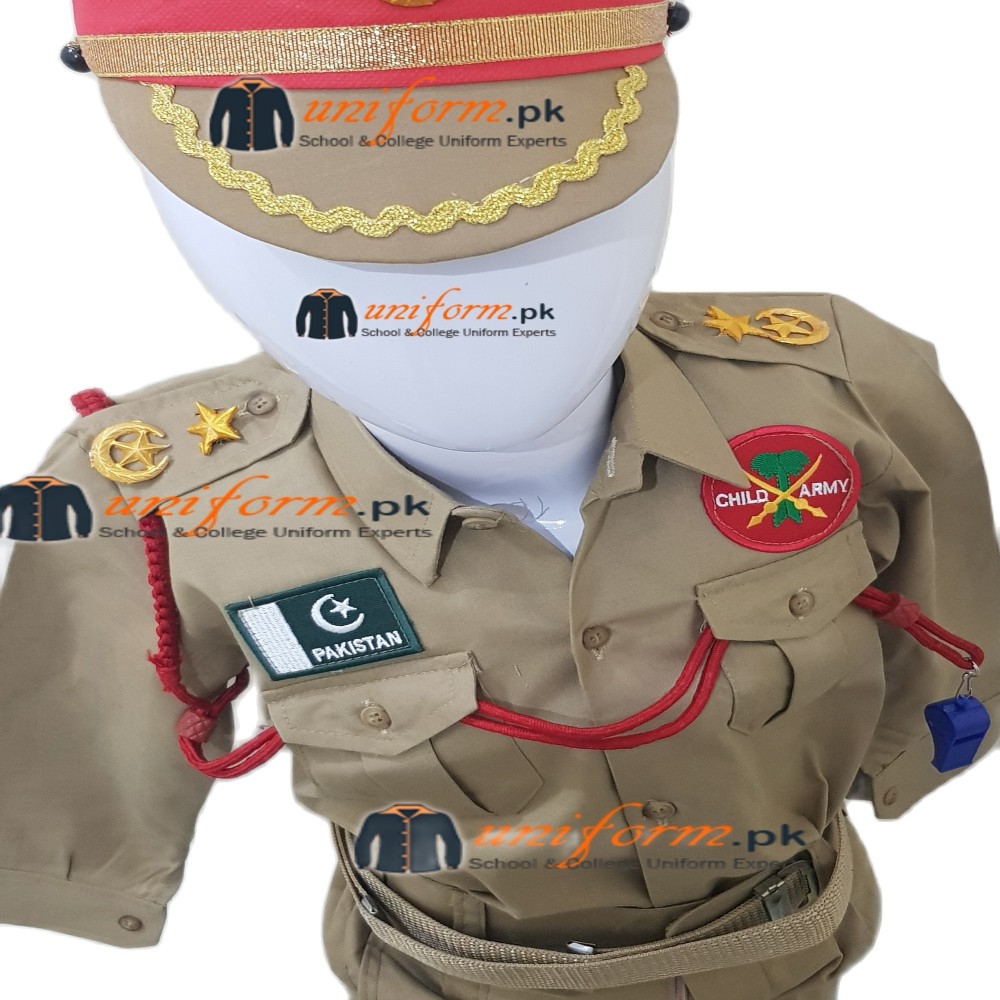 Pakistan Army uniform For Child Costumes In Best Quality Army Costume ...