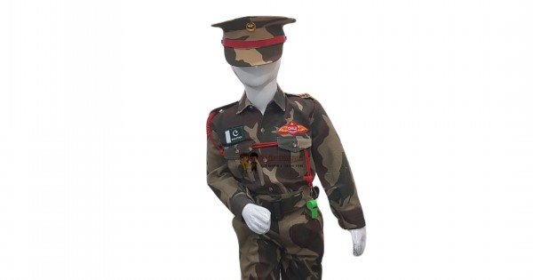 Pakistan SSG Commando Uniform For Kids Army Commando Kids Costume