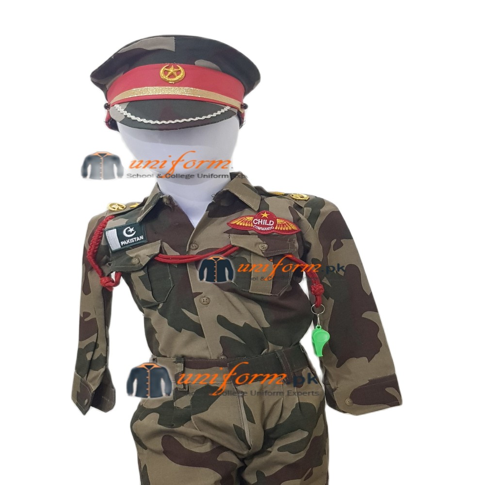 Pakistan SSG Commando Uniform For Kids Army Commando Kids Costume