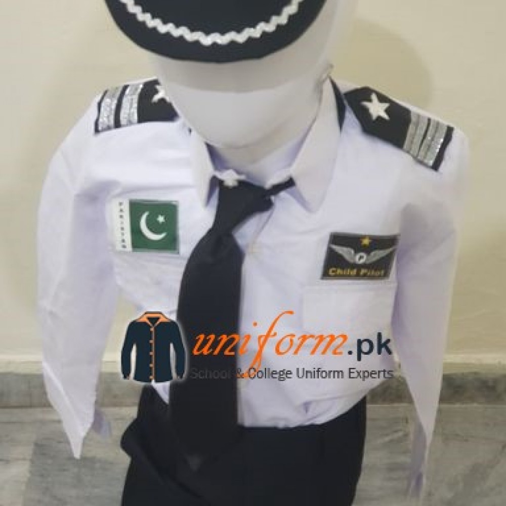 Pakistan Civil Pilot Uniform For Kids Buy Online Pilot Costume For Kids