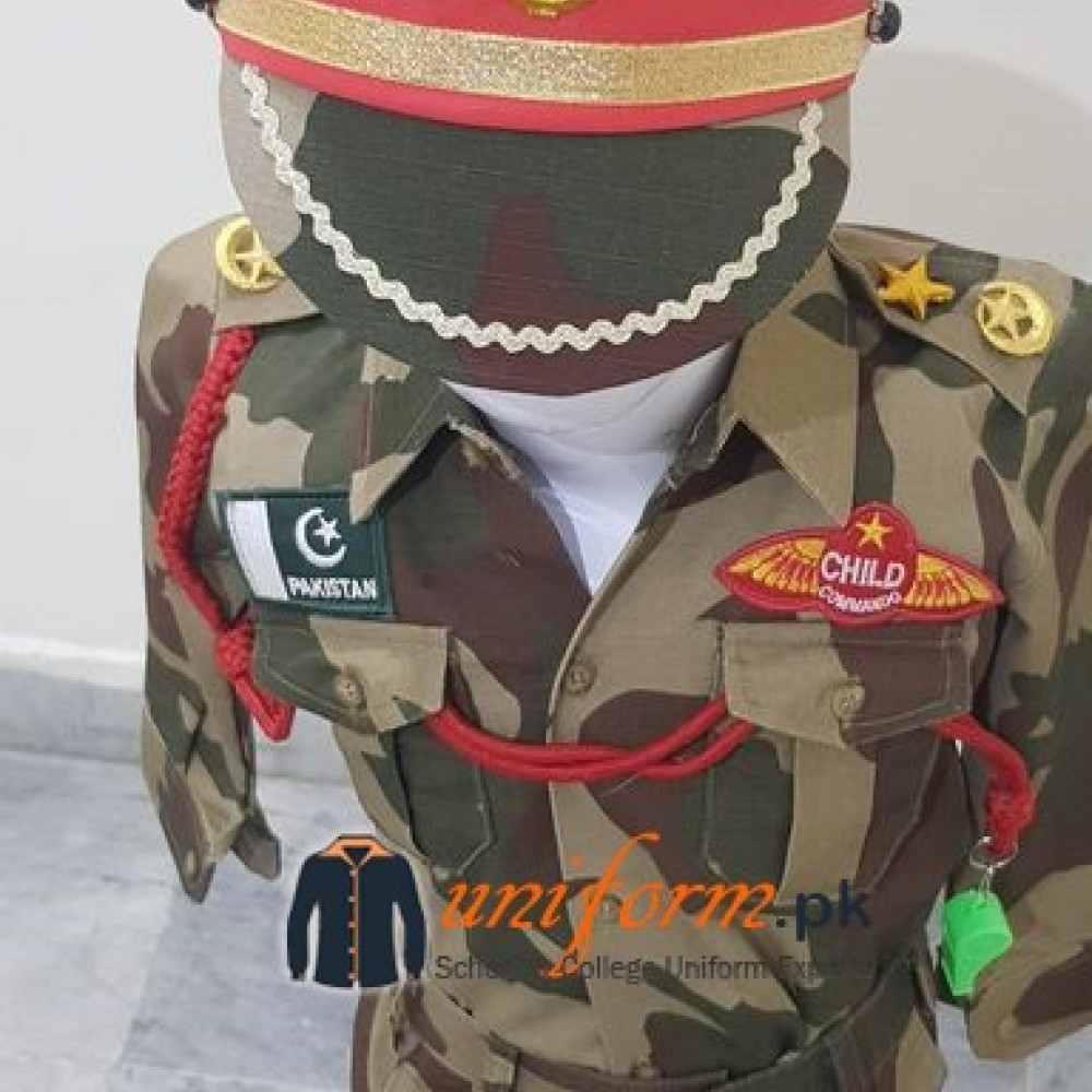 Pakistan SSG Commando Uniform For Kids Army Commando Kids Costume